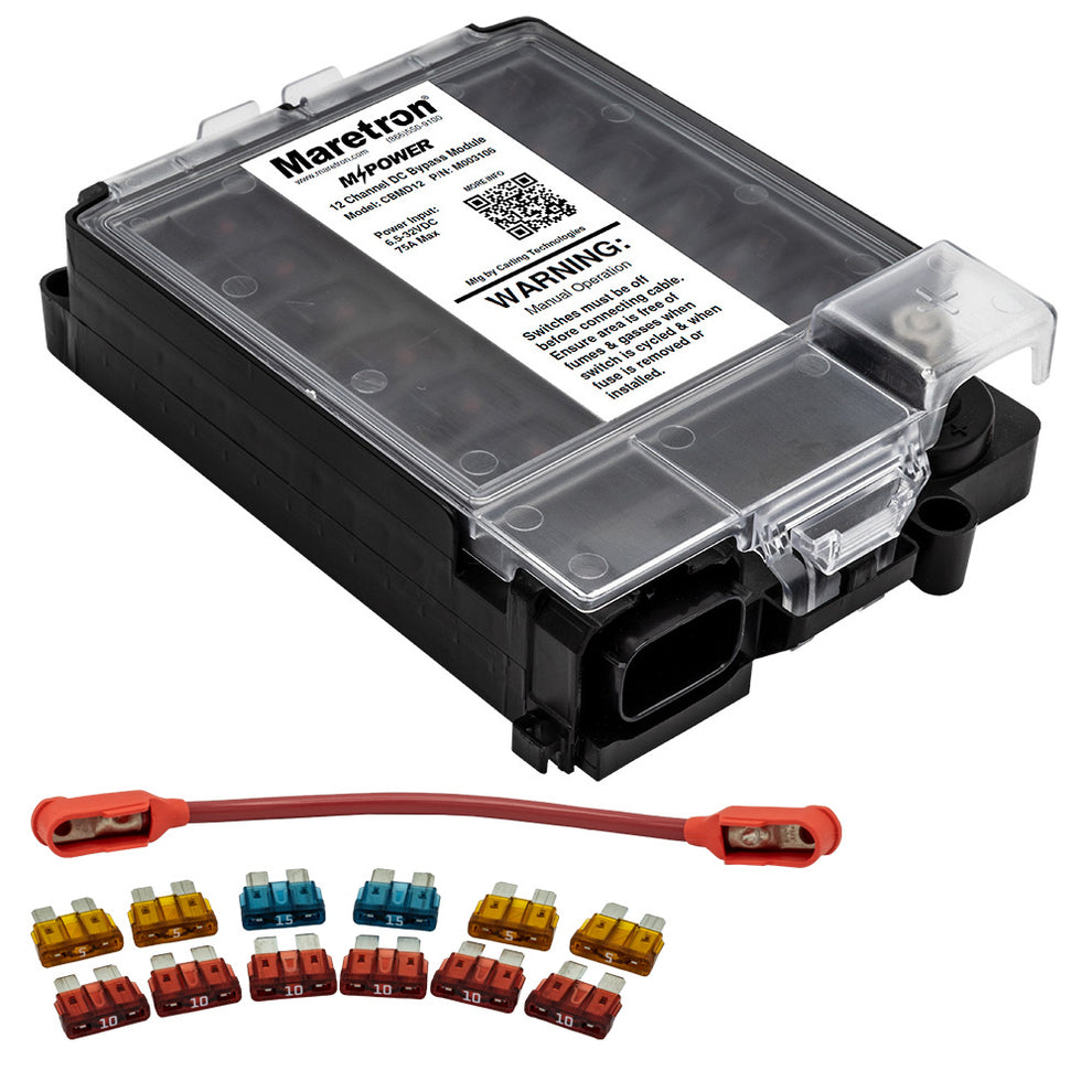 Maretron 12 Circuit Bypass Module NMEA 2K wFuse Pack Jumper Wire ...